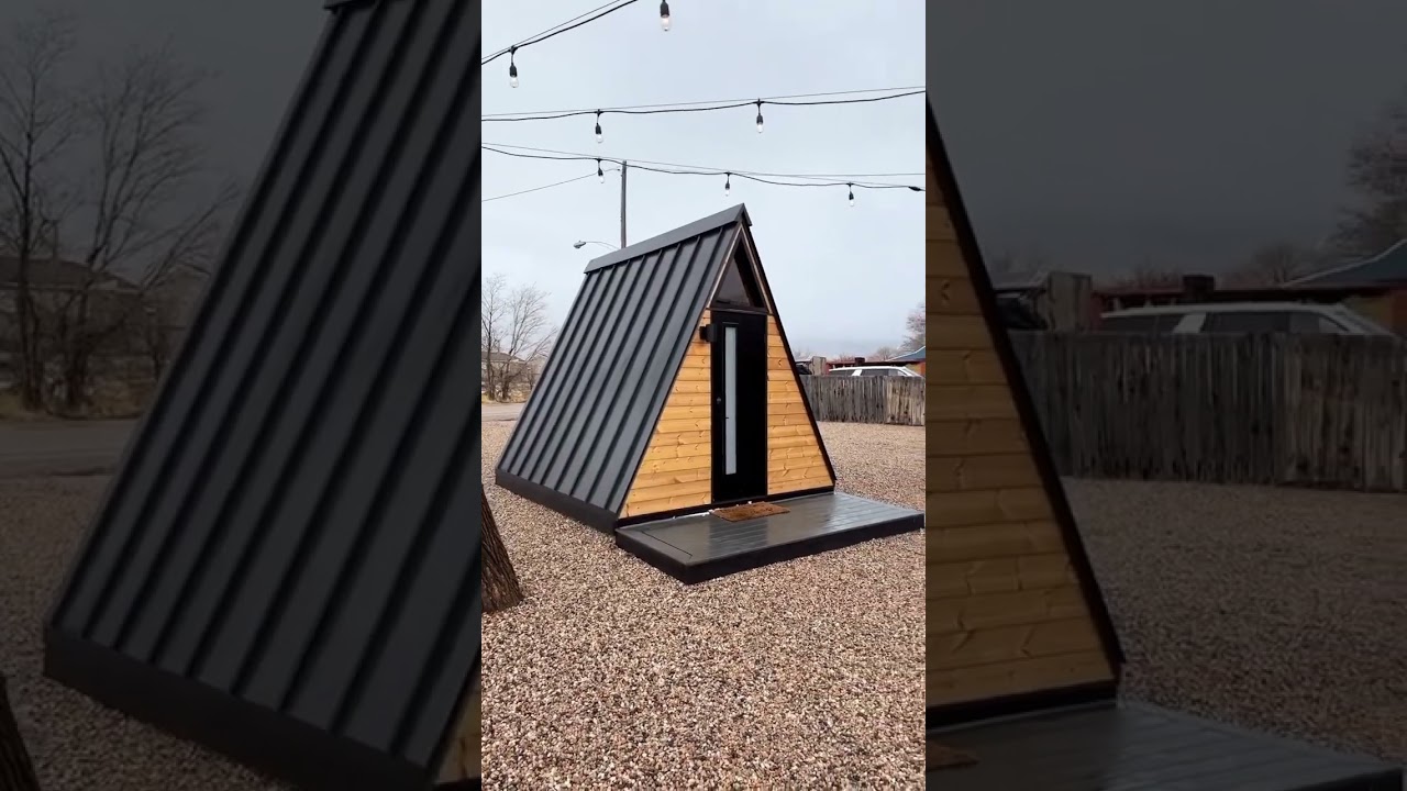 Micro Tiny Home Village for Airbnb! Come stay with us! Find us on Airbnb in Cedar City, UT. 🏂☃️