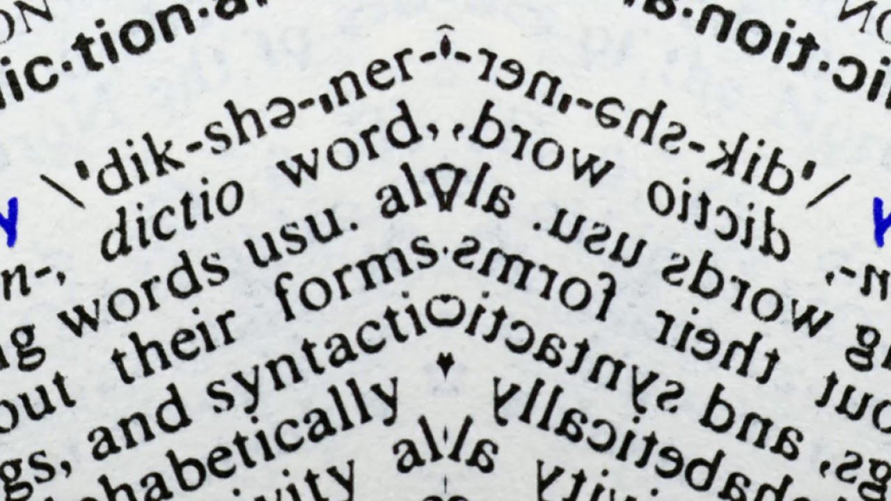 Intro video of YouTube dictionary