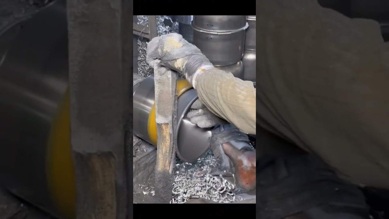 Manual Artisan Polishing Transforms Recycled Metal Into Fine Goods