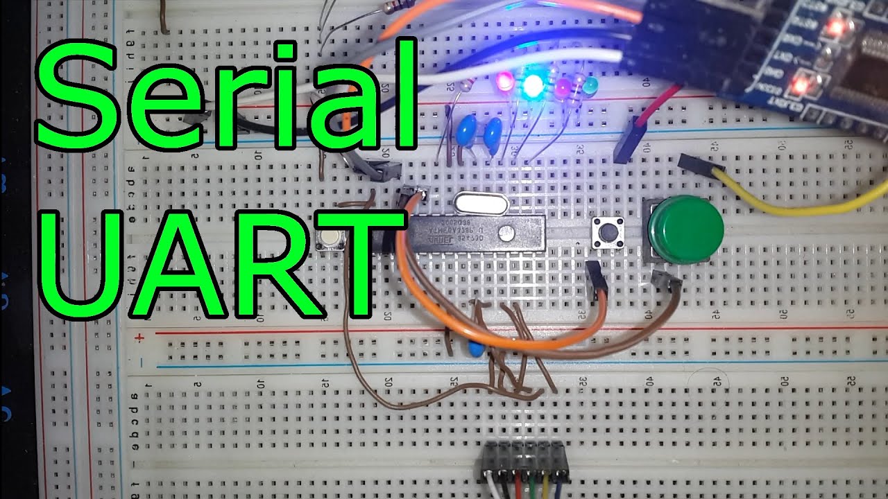 Serial UART 🔴 ATmega328P Programming #7 AVR microcontroller with Atmel Studio