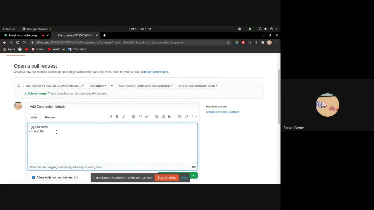 GitHub Workflow Live Demo