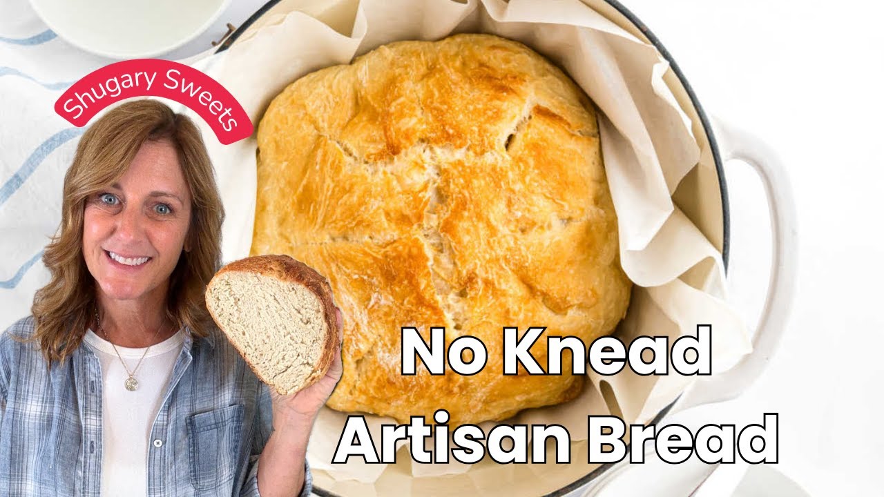 Easy Dutch Oven NO KNEAD Artisan Bread Recipe