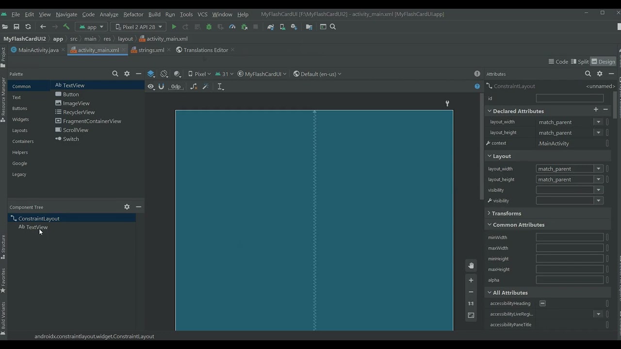 Android Studio Create String Resource
