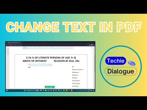 How to Change Text in PDF