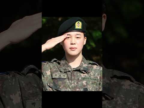 Jimin military discharge photos/Park Jimin military discharge photos/Jimin military photos#viral#jm