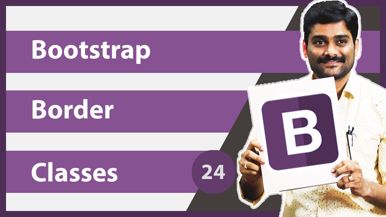 Bootstrap Border Classes - Bootstrap Tutorial 24
