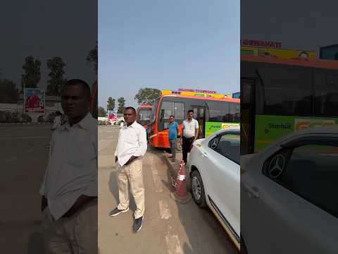 Affordable & convenient bus service from Guwahati Airport to stations @100Rs #guwahatiairport 🚌🥳
