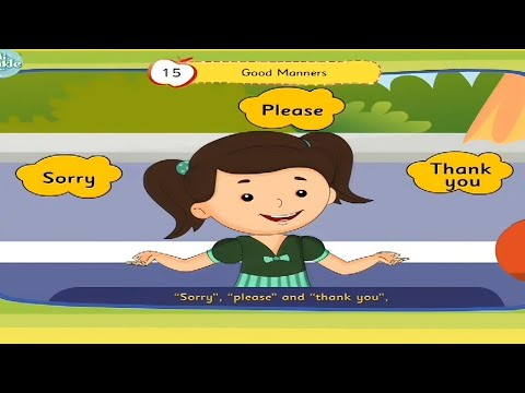 😊 Good Manners Rhyme | Fun Kids Poem & Learning | Magic Words Song 🎶