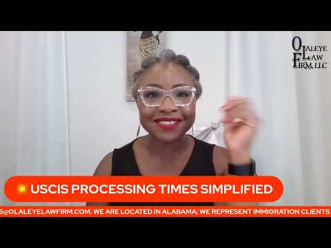 💥USCIS PROCESSING TIMES SIMPLIFIED