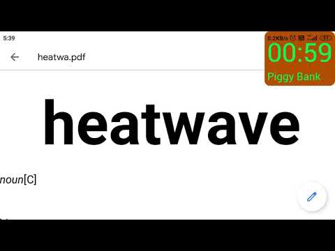 heatwave meaning in Hindi