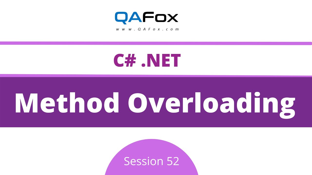 Method Overloading and Constructor Overloading (C#.Net - Session 52)