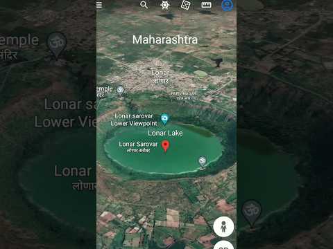 Lake Lonar On Google Maps#Google Earth #Maps#search