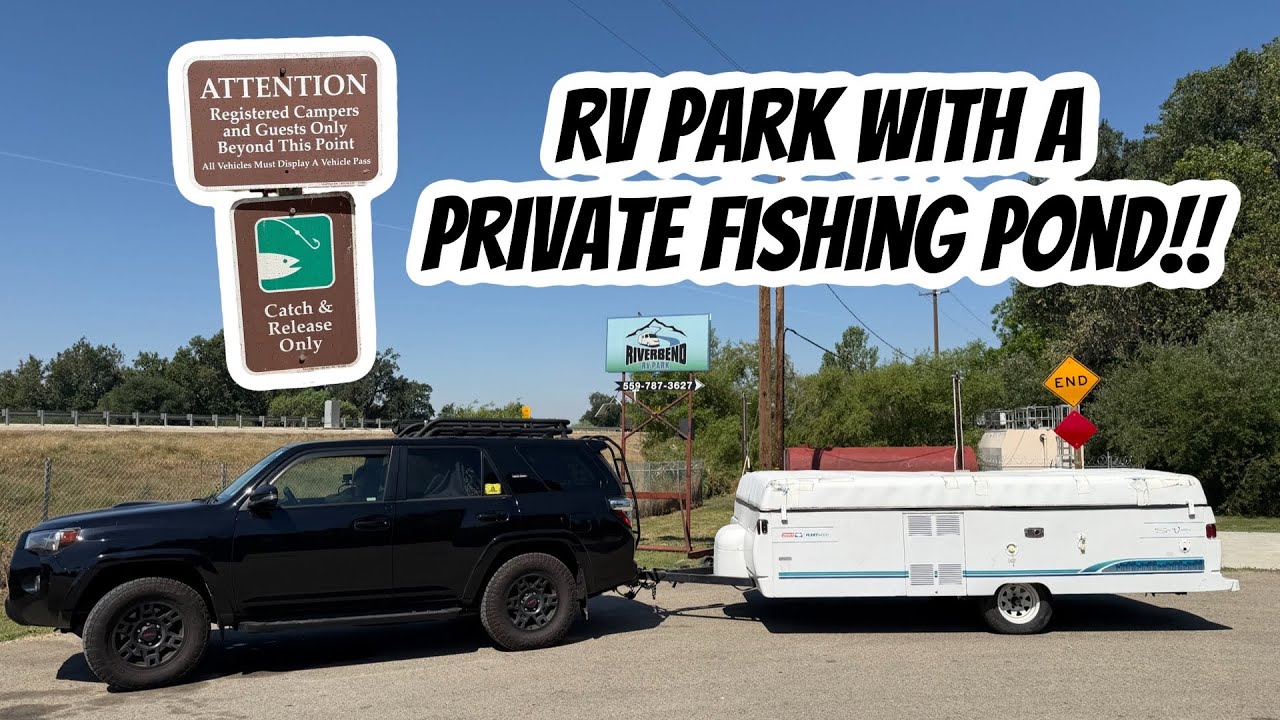 RV Park With A Private Fishing Pond!! (Largemouth Bass & Albino Catfish)  