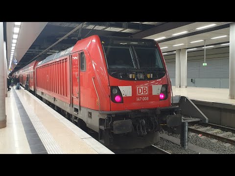 Pushed by DB Class 147 008 To Berlin Brandenburg On FEX Service