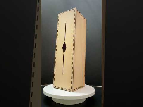 Caja de Vino de madera - modelo Mujer