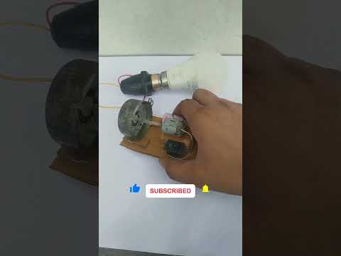 Mini Ac 220 Volt Generator 😱😀 #shorts #exploringscience #acgenerator