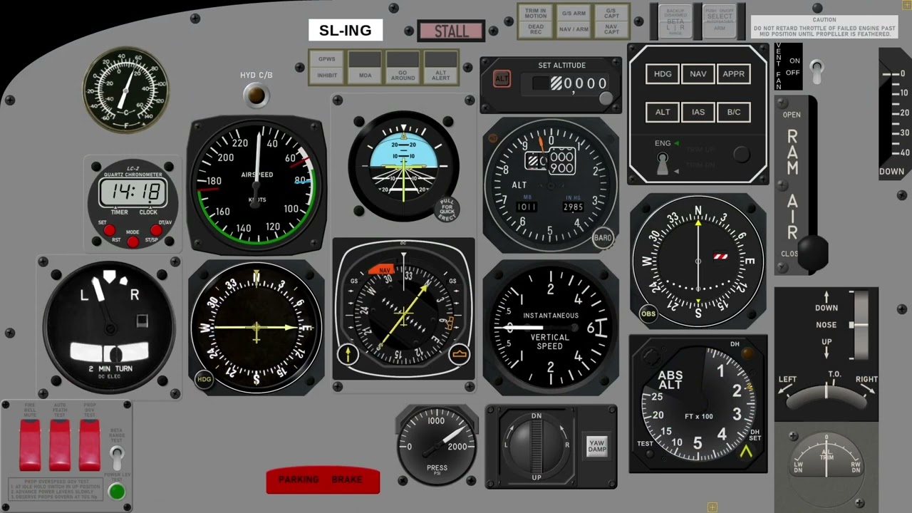Experimental Sim Avionics Air Manager Instruments and Panels - Tools ...