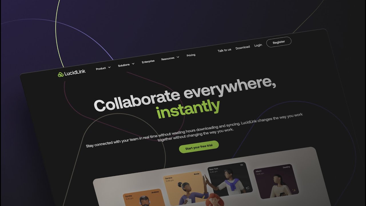 Meet the new LucidLink. Designed for You.