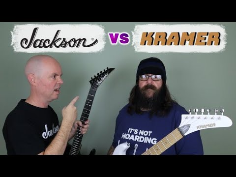 Kramer vs Jackson - Battle of the 80s Guitars! Who will be victorious? #guitarreview #guitarsolo
