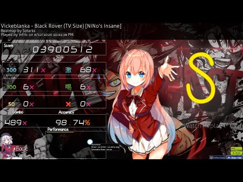 Steam Community :: Video :: osu! - Vickeblanka | Black Rover (NiNo's ...