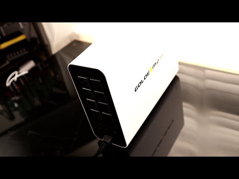 GOLDENMATE 1000VA/800W Lithium UPS Battery Backup and Surge Protector, Backup Battery Power Supply