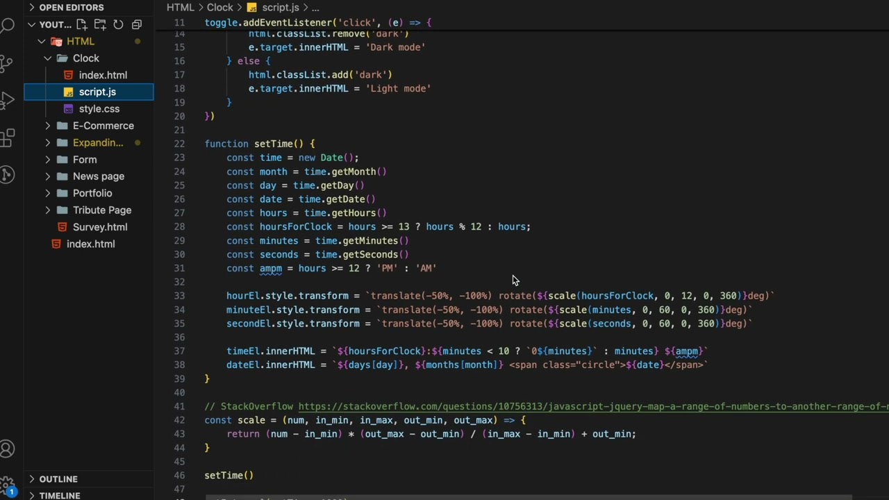 Analog Clock.......Github link in Description.....