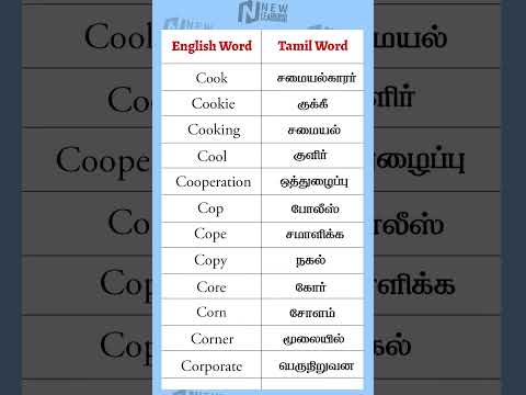 English words with Tamil meaning 67 | Spoken English in Tamil | English vocabulary Tamil meaning