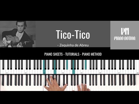 Tico-Tico no Fubá - Paco de Lucia - Brazilian Music (Sheet Music - Piano Solo - Cover - Tutorial)