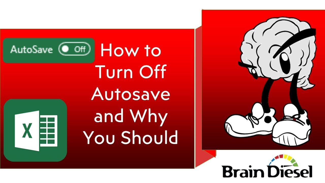 Turn off Autosave... How and why you should