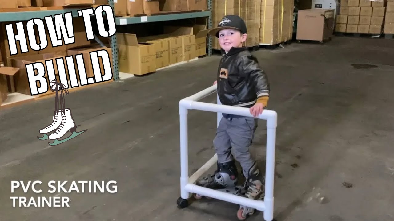 PVC Skating Trainer / How to Build Your Own Roller Skate or Ice Skate Trainer
