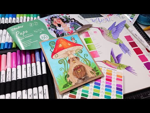Let’s Play with Water-Based Markers! – The Frugal Crafter Blog