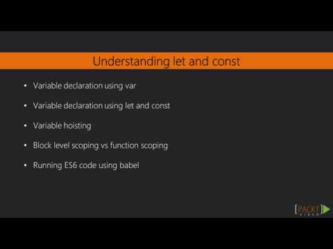 Learn Web Development with Angular 2 Bootstrap Scope of Variables using let and const | packtpub ...