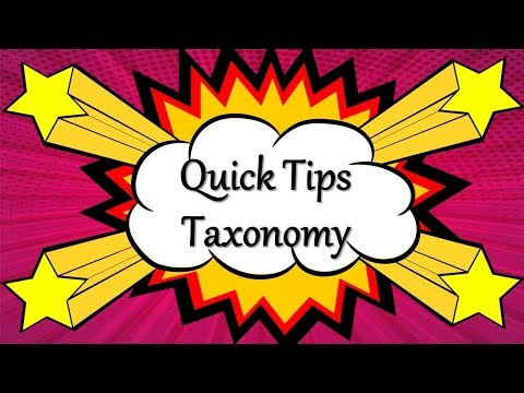 Levels of Taxonomy