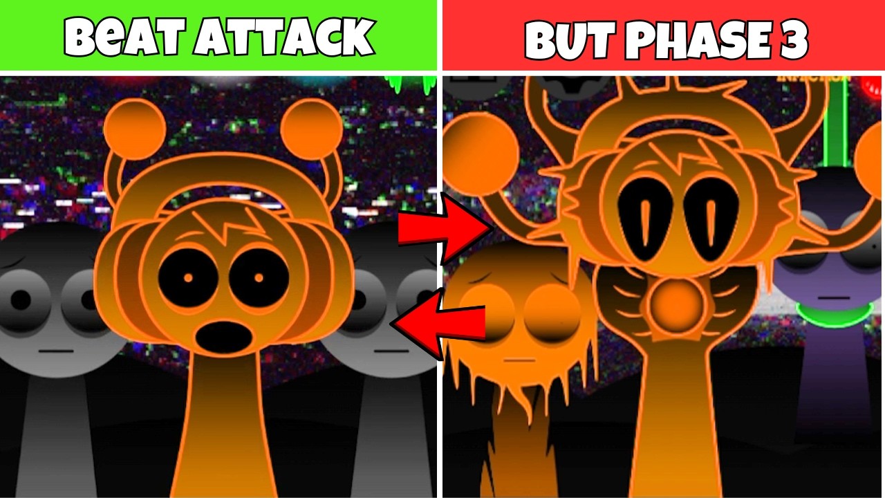 Incredibox Sprunki : Beat Attack Phase 3 But Retrayner's Take #sprunki #incredibox