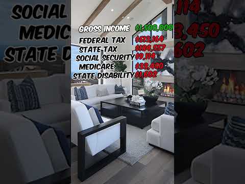 How 1,500,000 is taxed in California #finance #shorts