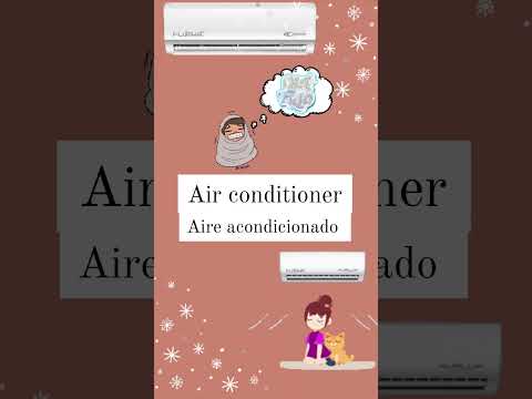 Cómo se dice aire acondicionado en inglés.