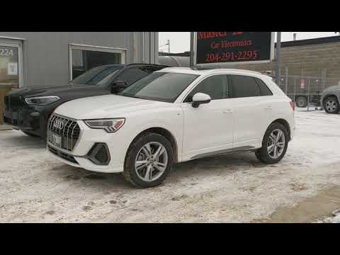 2020 Audi Q3 with Compustar Prime G15 2 way LED 3000ft remote start and secure takeover