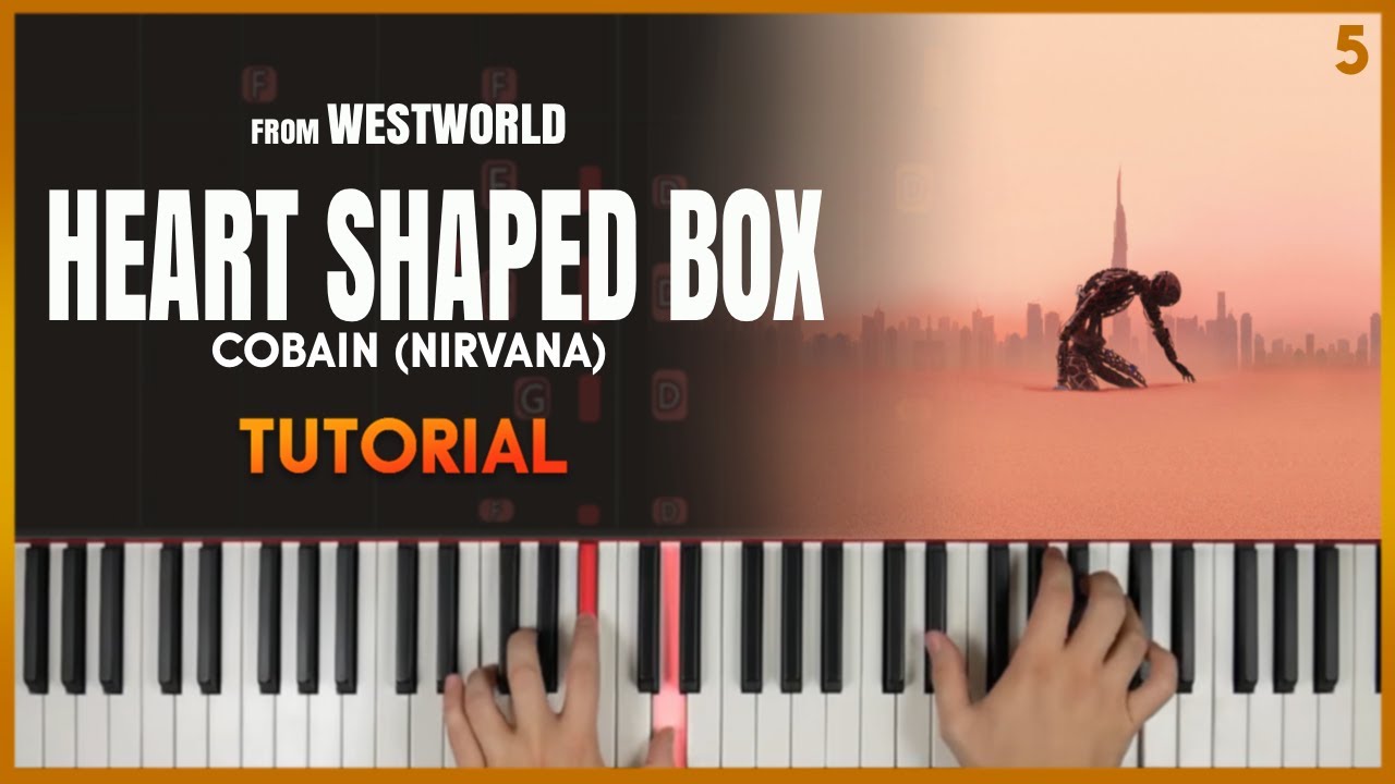 HEART SHAPED BOX by Nirvana (Kurt Cobain) | Piano Tutorial (Part 1) Slow, Detailed