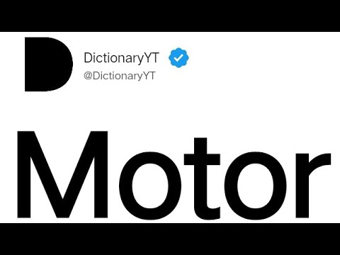 Motor Meaning in English