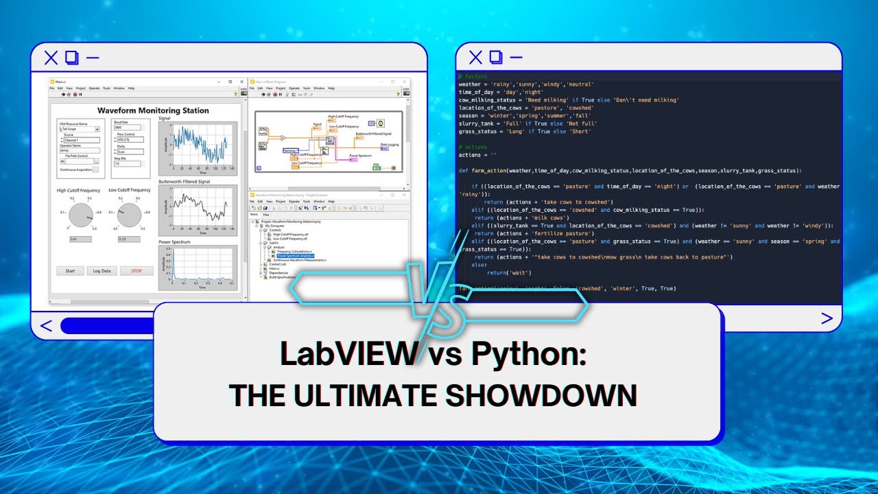 LabVIEW vs Python: The Ultimate Showdown!