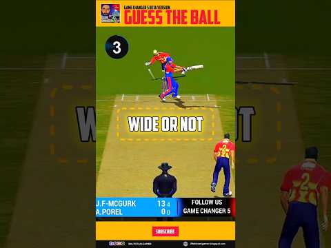 Guess The ball ๐ฅ Game Changer 5 v4 Beta version #Shorts #Ipl #viral