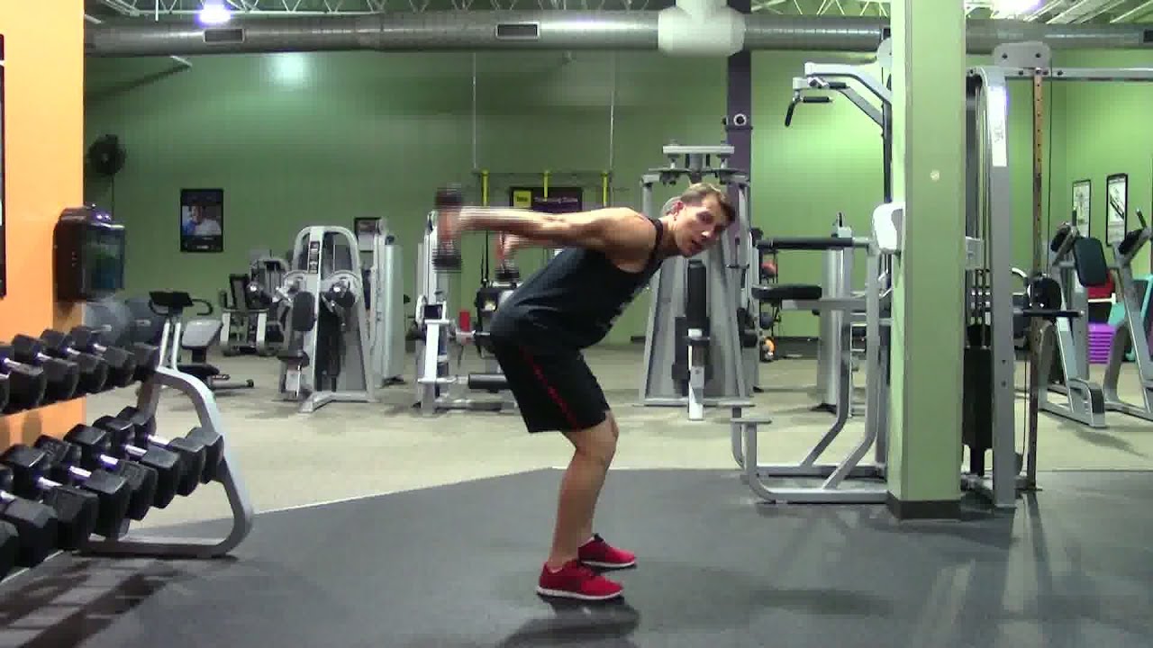 Dumbbell Triceps Kickback - HASfit Triceps Exercise Demonstration - Tricep Kick Backs