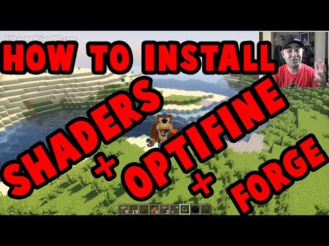 How to Install Shaders + OptiFine + Forge : Minecraft Tutorial 1.12
