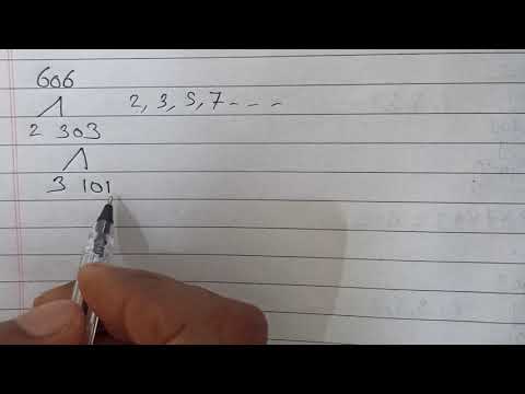 factor tree of 606 | prime factor tree |