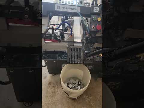 New shop toy. Tormach automatic horizontal bandsaw!