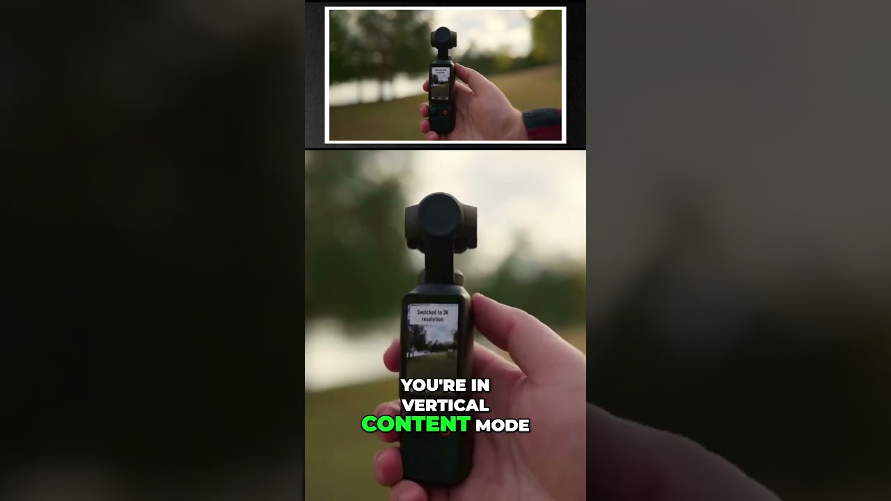 Unlock Vertical Filmmaking with Osmo Pocket 3! #dji #budget #osmopocket