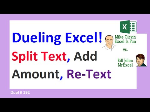 Add 500 to All Numbers in Text String? LET or VBA? Dueling Excel #192 with Mr Excel & Excelisfun