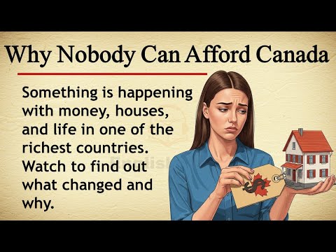 Why Nobody Can Afford Canada? || 🇨🇦🏠 Learn English Through Story Level 2 || Graded Reader 🎧