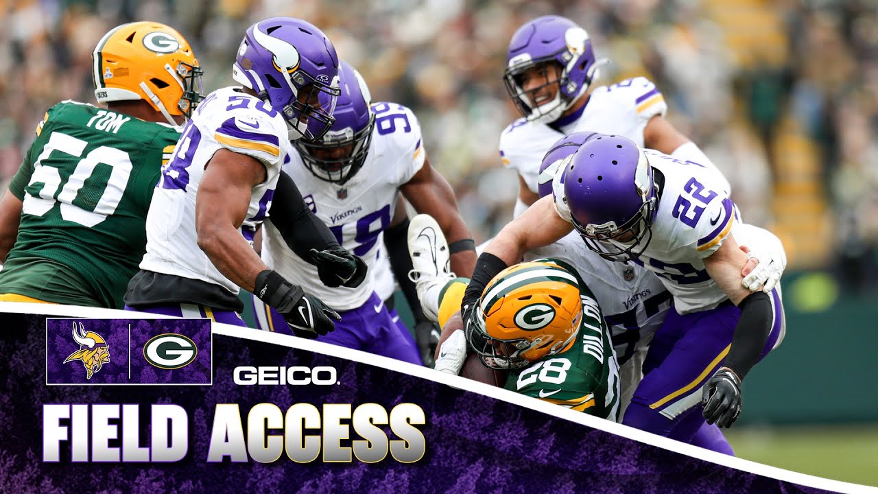 Vikings at Packers Week 8 Field Access