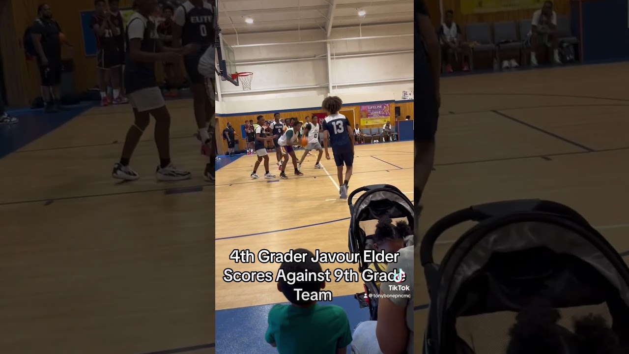 Javour Elder / 4th Grader Scores In 9th Grade Aau Game 🏀🔥
